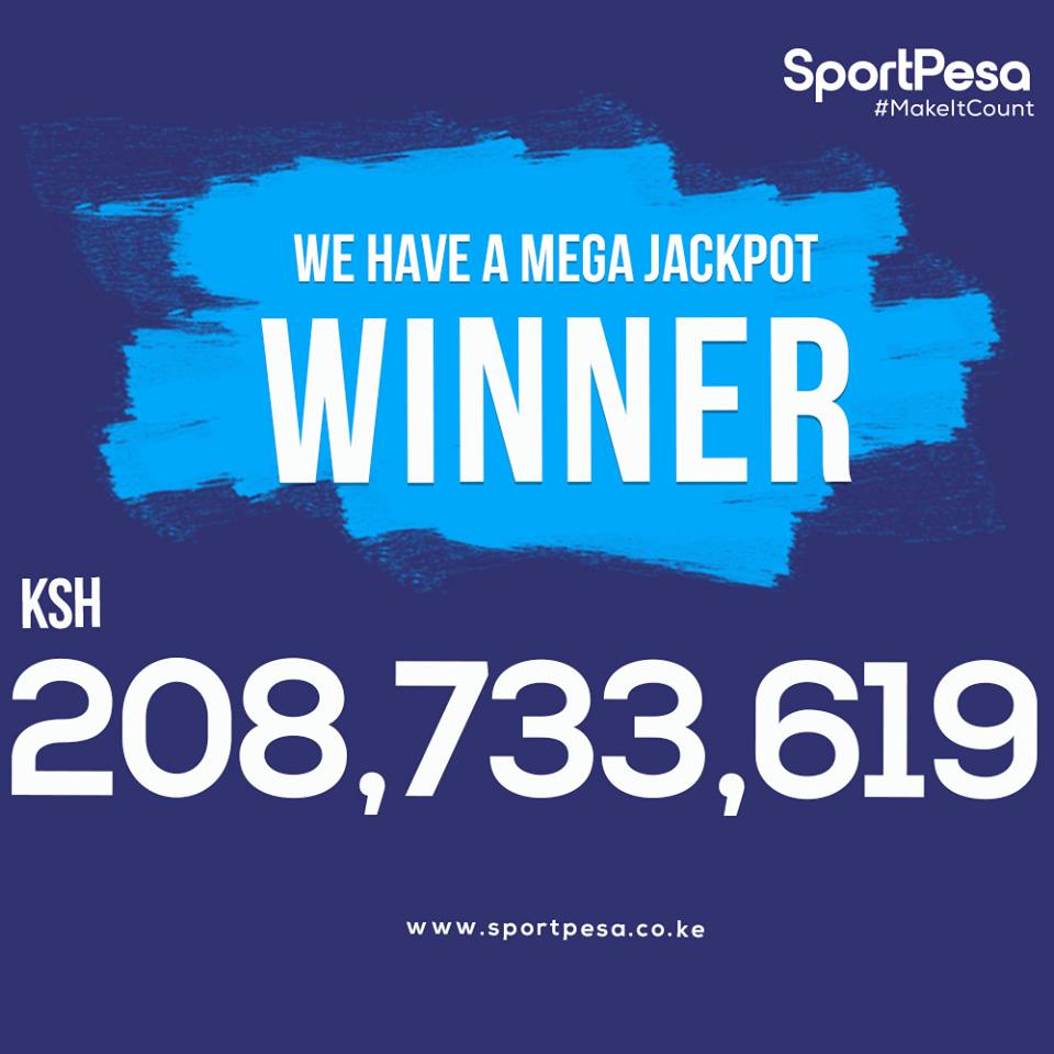 Sportpesa Mega Jackpot Winners Announced The Winner Won 1 5M Goal