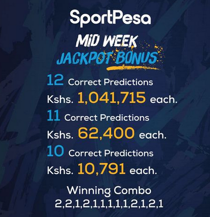 8 Sure Games from Sportpesa Midweek Jackpot—Win Ksh25.5Million - Goal ...
