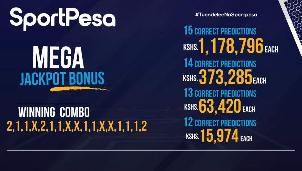 Sportpesa Mega Jackpot Predictions - Goal Goal Tips