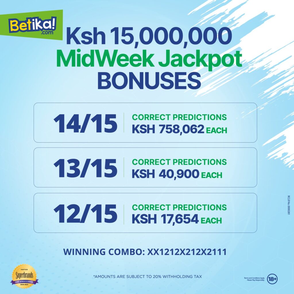 Betika Midweek Jackpot Predictions Archives Goal Goal Tips