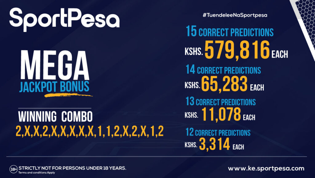 Sportpesa Mega Jackpot Predictions - Goal Goal Tips