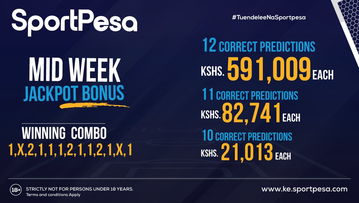 Receive Sportpesa Midweek Jackpot Predictions Today 22/11/2022—Win ...