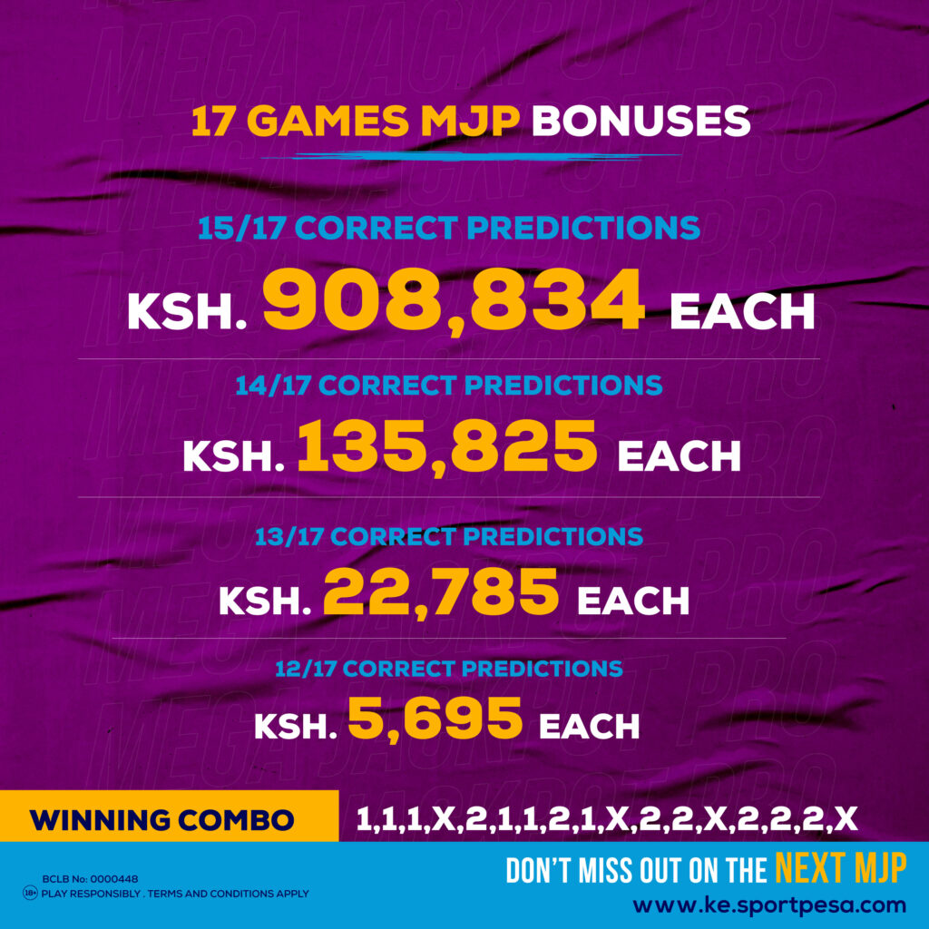 Sportpesa Mega Jackpot Winners Results And Bonuses For This Week